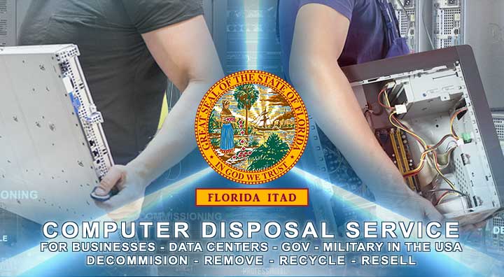 Florida ITAD business and data center decommissioning services.